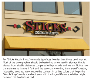 Guide to Making Building Mounted Letters and Signs Visible – Holiday Signs